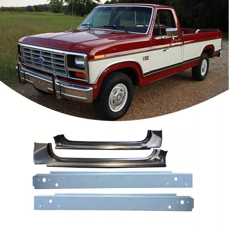 Inner and Outer Rocker Panels for 1980-97 Ford Pickup 4PC Set - Etsy