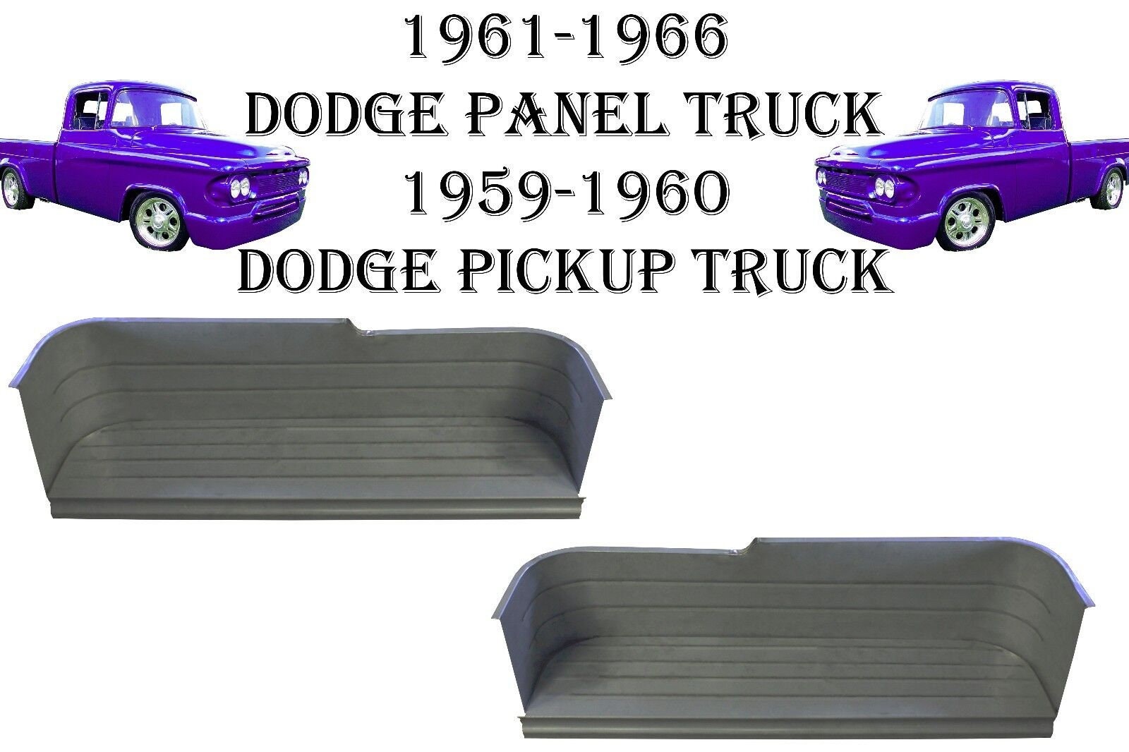 1961-1966 Dodge Panel Truck Step Well & Plate With Rocker Panel (4 ...