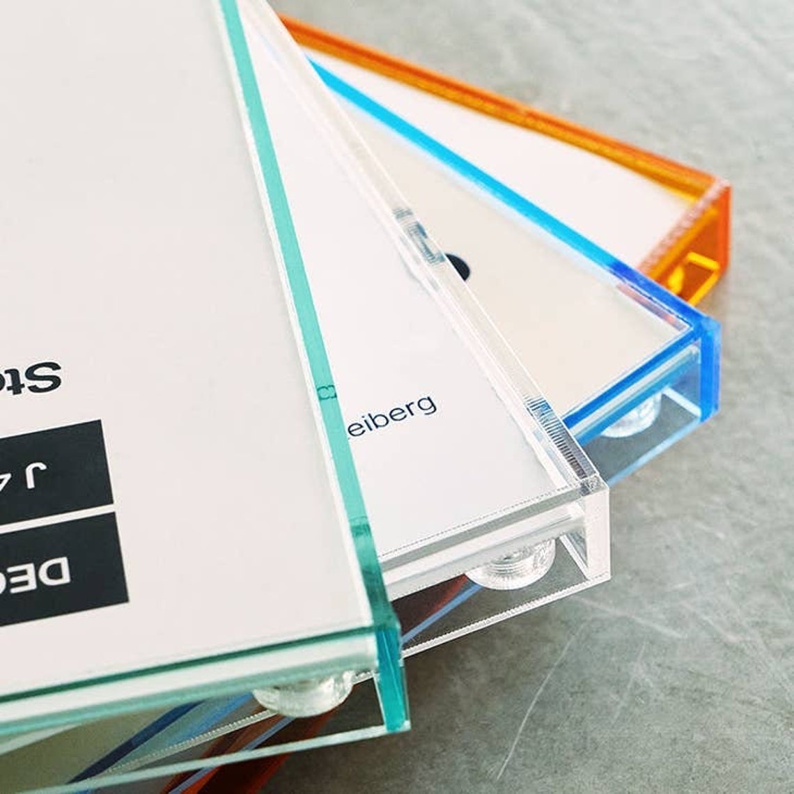 Easy Loading Float Acrylic Frame - Clear - Etsy