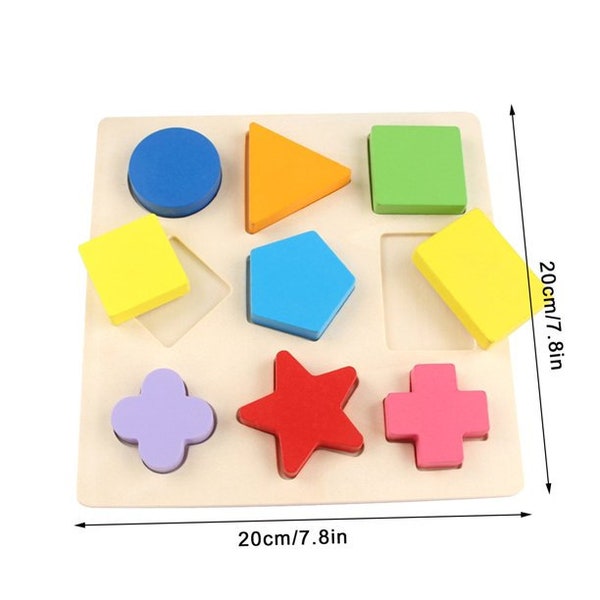 Wooden Geometric Toys - Etsy