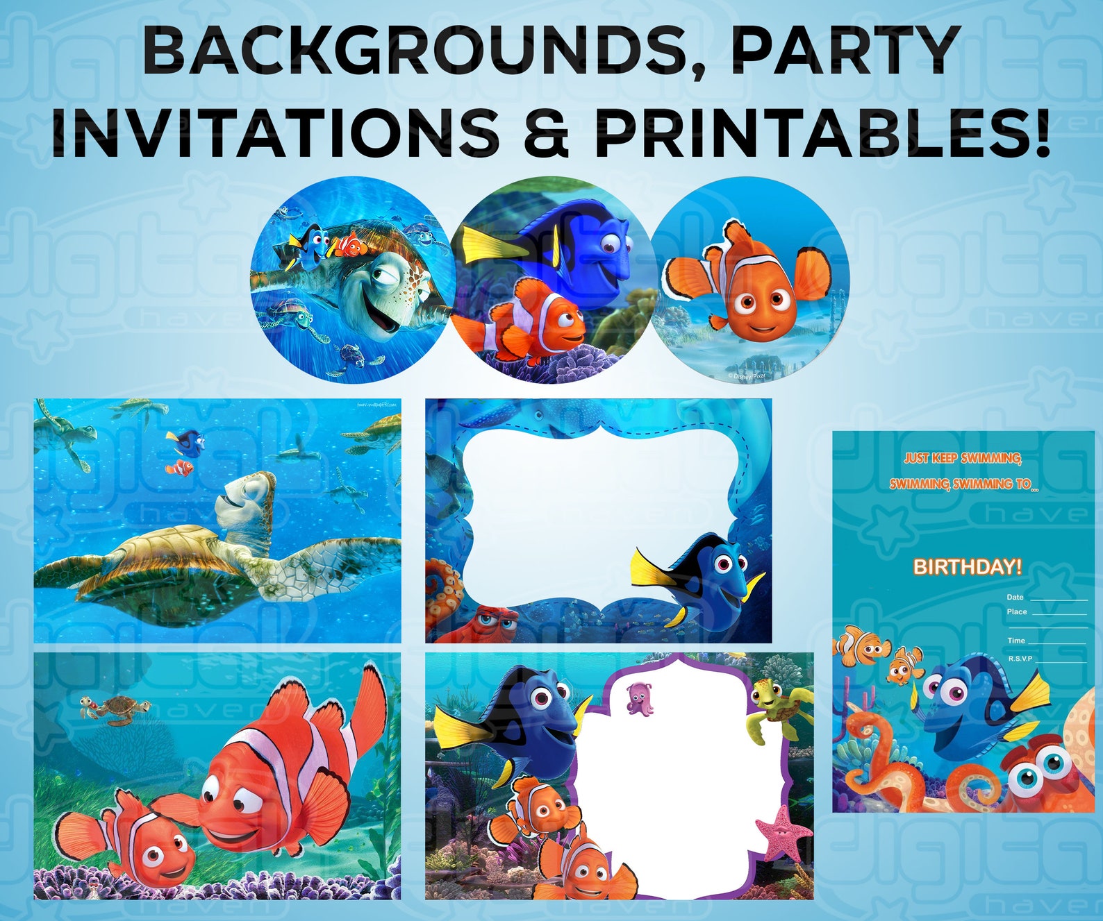 Finding Nemo PNG, Finding Nemo Clipart,nemo Dory Clipart, Nemo PNG ...