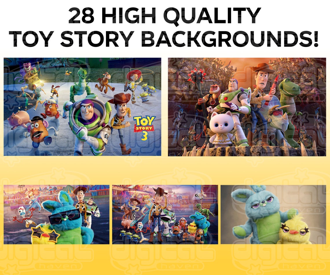 Toy Story Mega Bundle SVGPNG Woody Buzz Lightyear Bullseye - Etsy