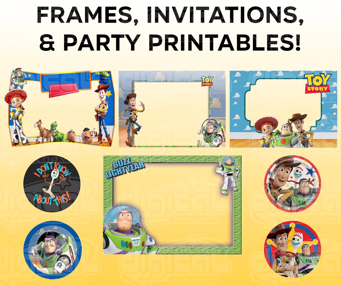 Toy Story Mega Bundle SVGPNG Woody Buzz Lightyear Bullseye - Etsy