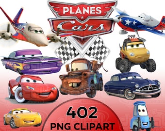 Cars Planes Clipart PNG, Cars Layered SVG, Lightning Mcqueen, Cars ...