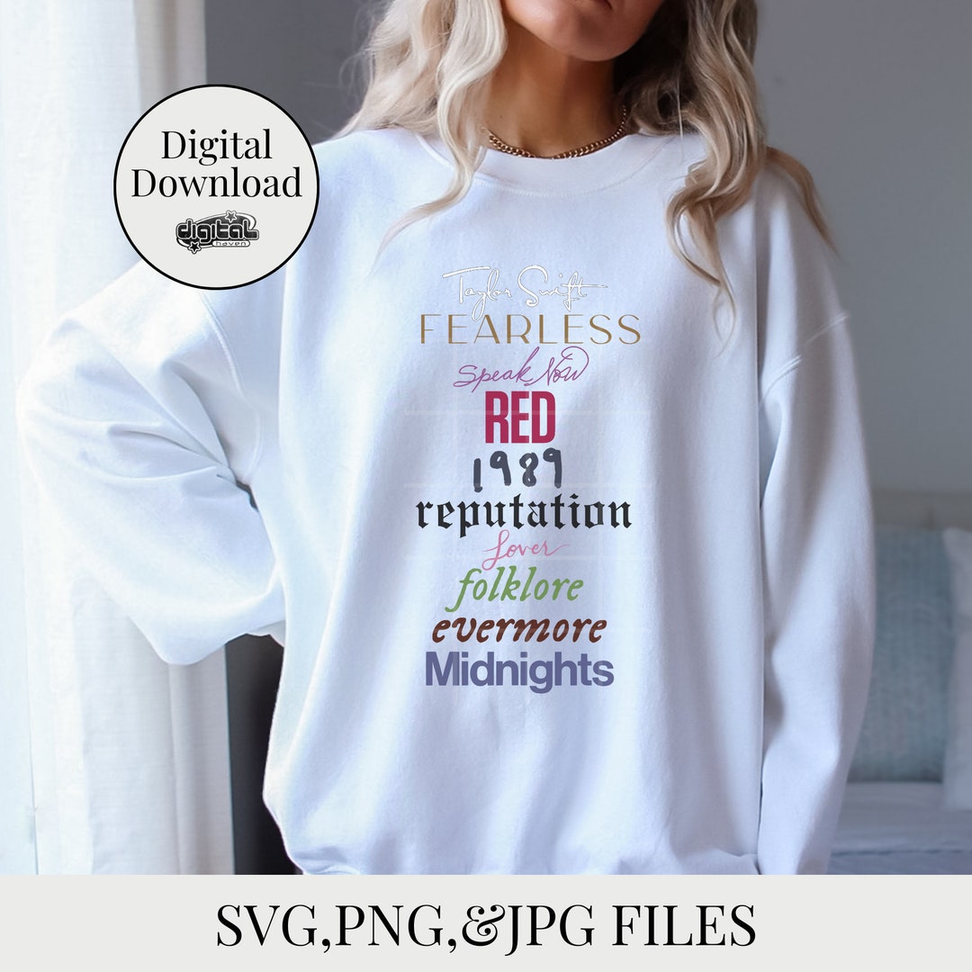 The ERAS Tour Png,swiftie Album Png,retro the Eras Tour 2023 Png,taylor ...