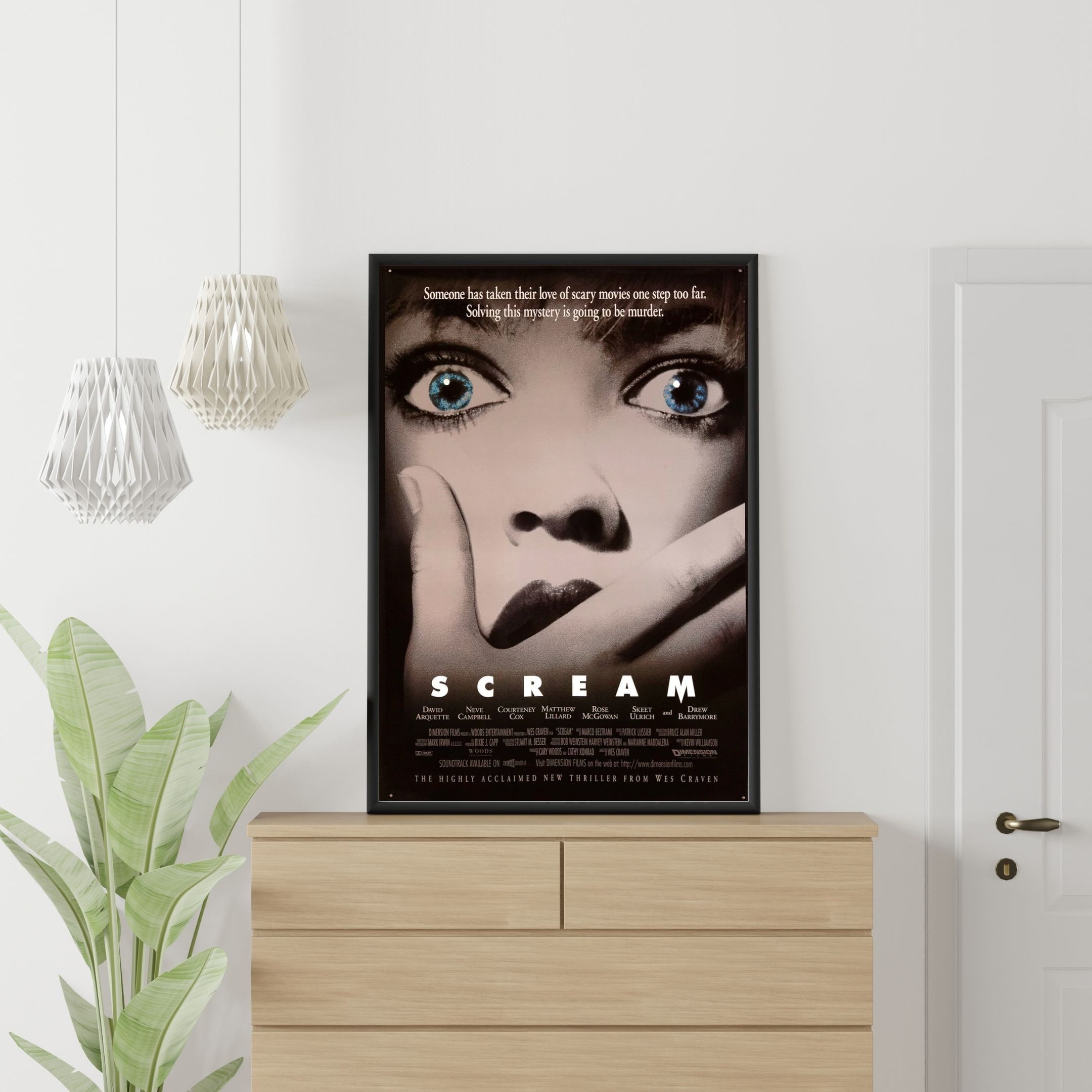 Scream 1 Movie Poster High Resolution Scream 1 Wall Art Original Scream ...