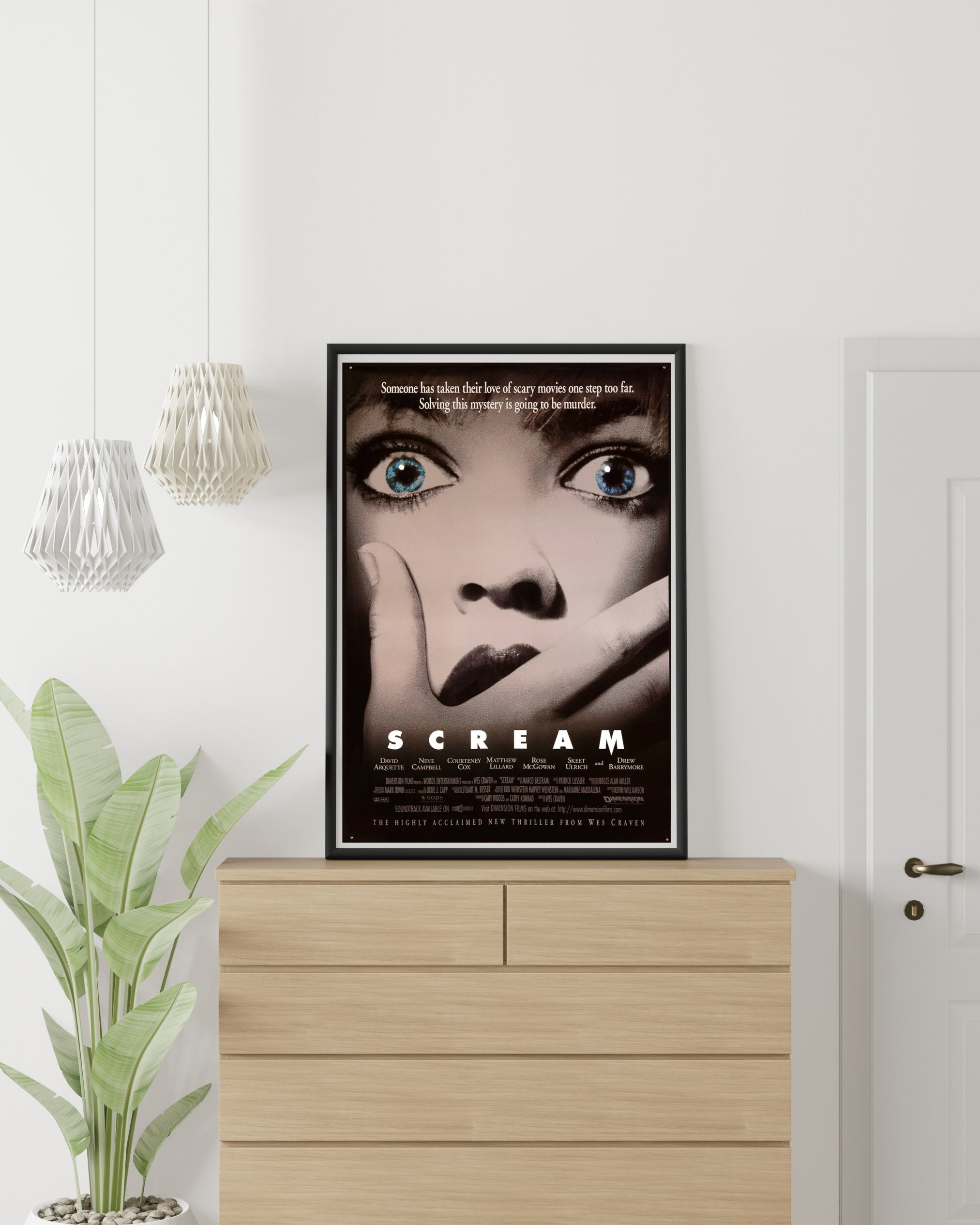 Scream Movie Poster Official Scream Movie Poster High Resolution ...