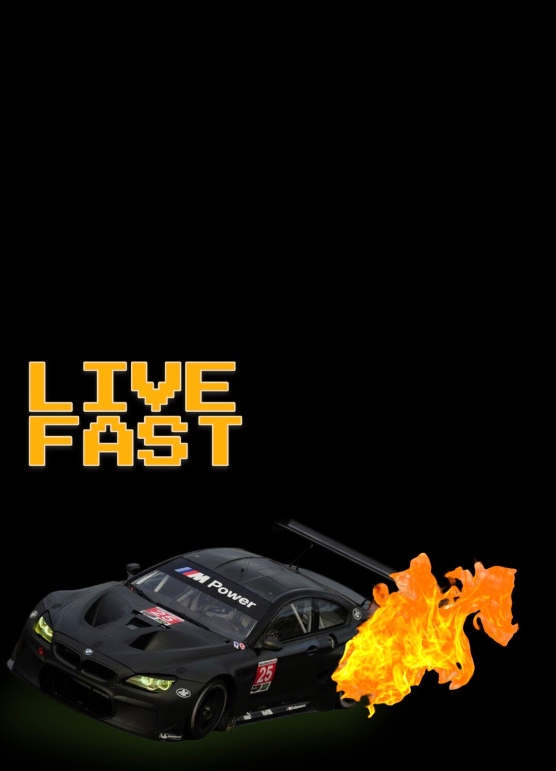 Live Life Fast Wallpaper - Etsy
