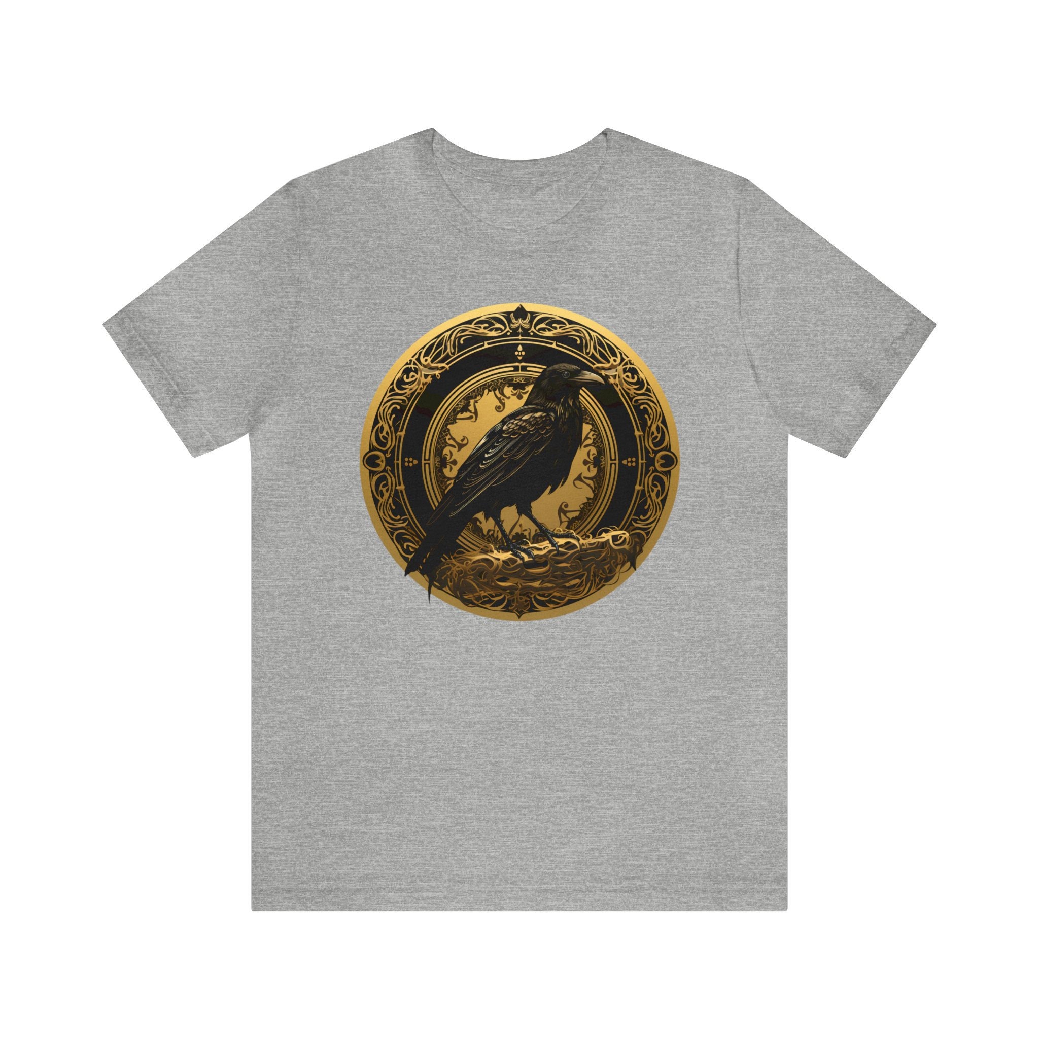 Original Art gilded Raven Graphic Tee - Etsy