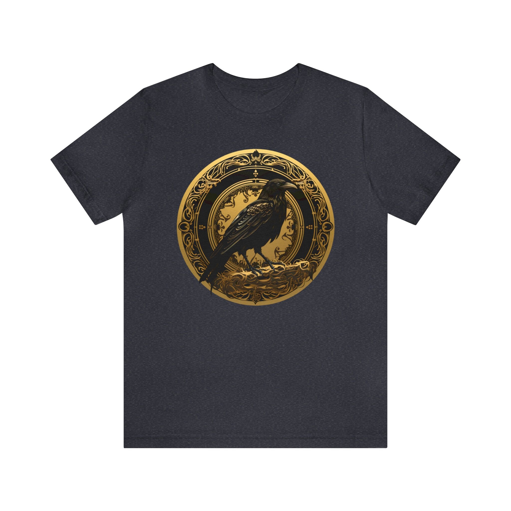 Original Art gilded Raven Graphic Tee - Etsy