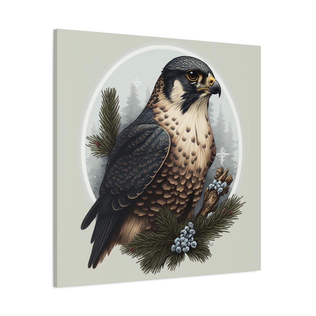 Original Art "falcon Grace" Canvas Print - Etsy