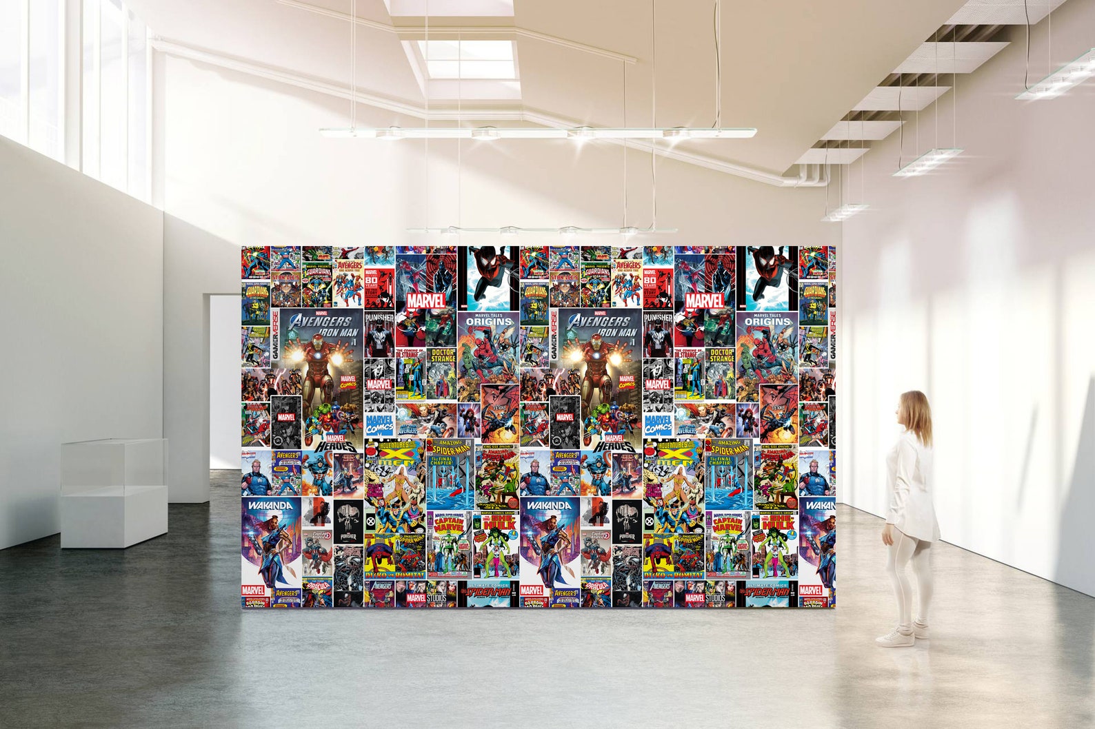 Marvel Comics Book Avengers Iron Man Spider Man She Hulk Cartoon Hero ...