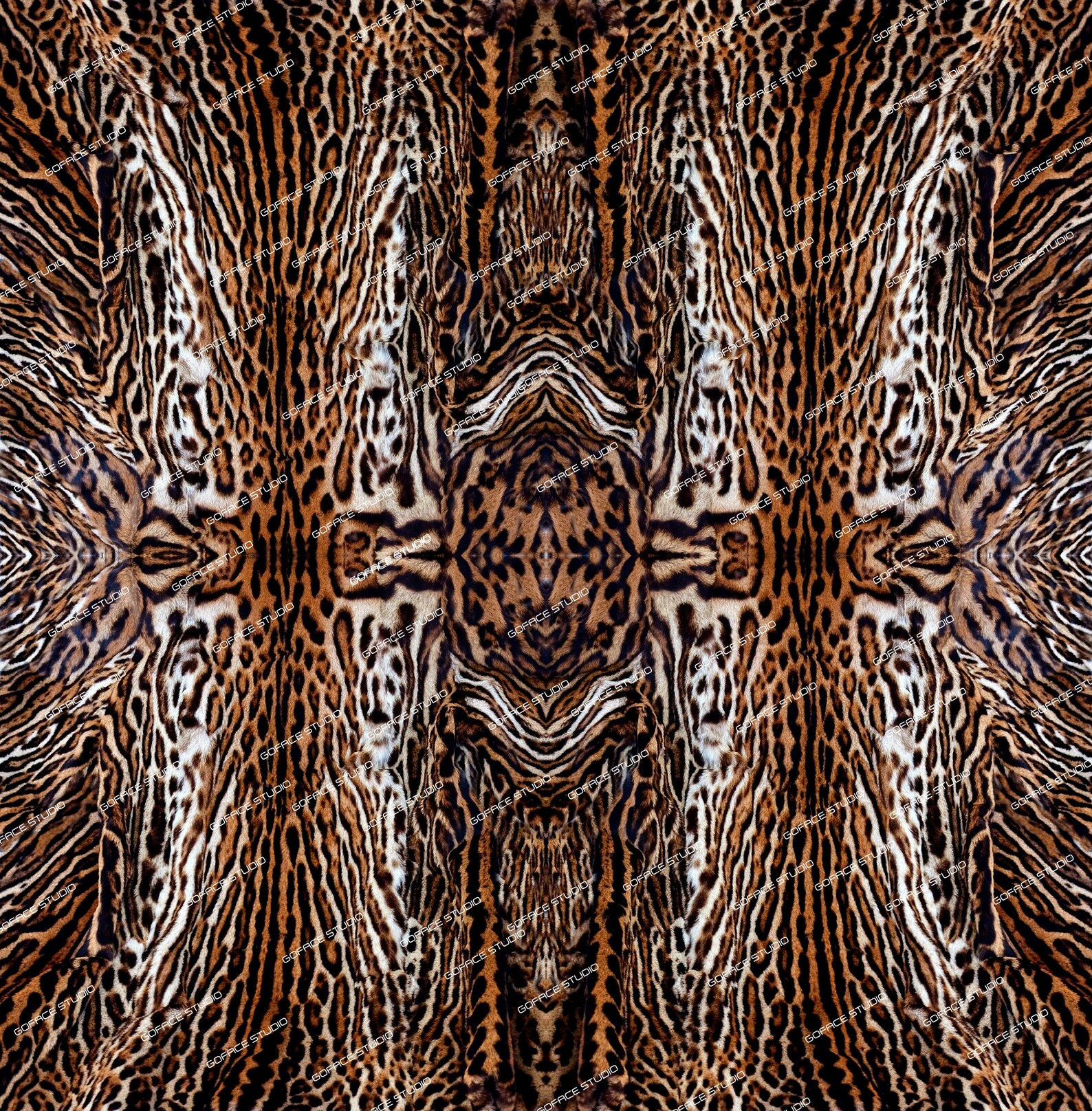 Leopard Animal Skin Fur Digital Pattern Seamless Abstract Leather ...