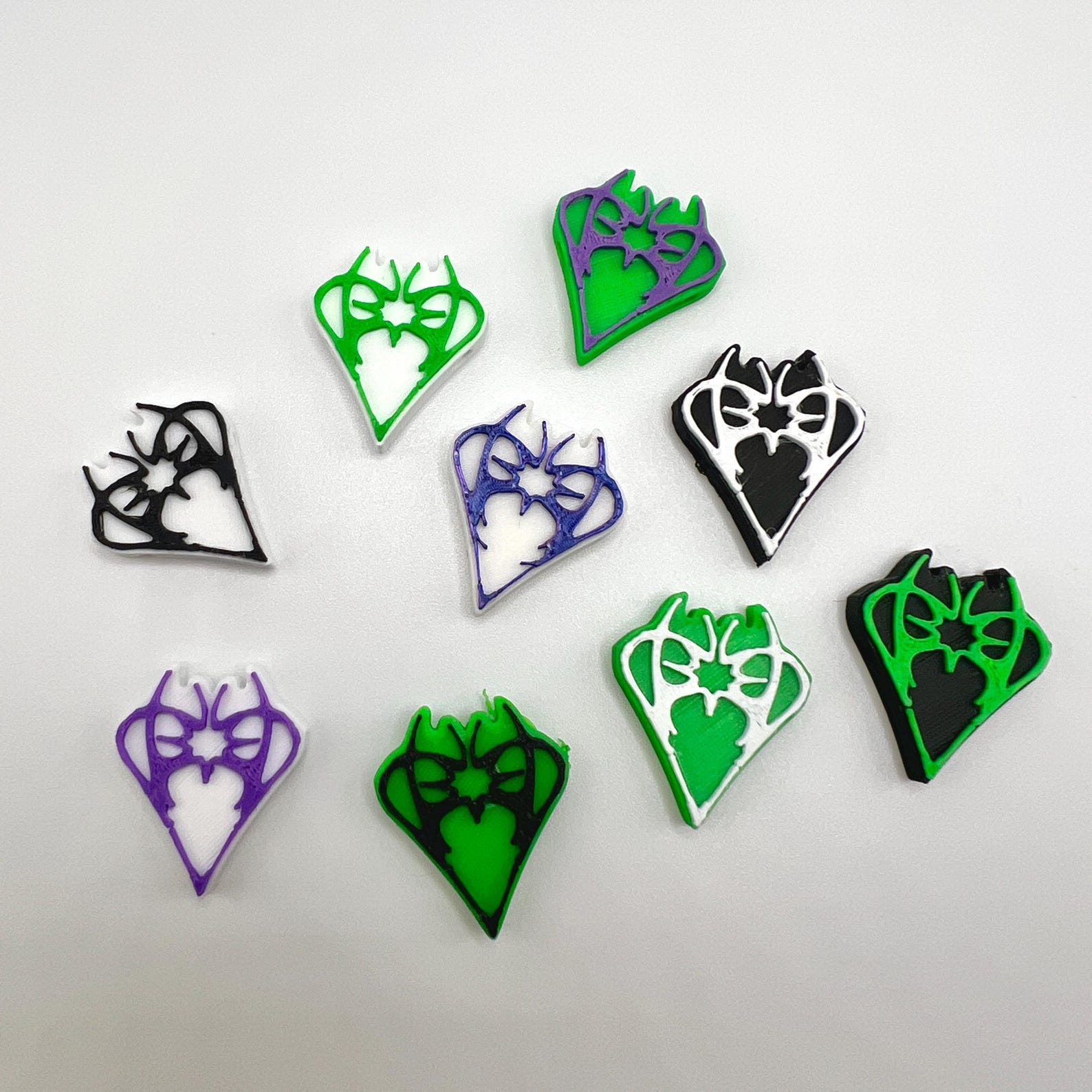 10 Pc Isoxo Niteharts Kandi - Etsy