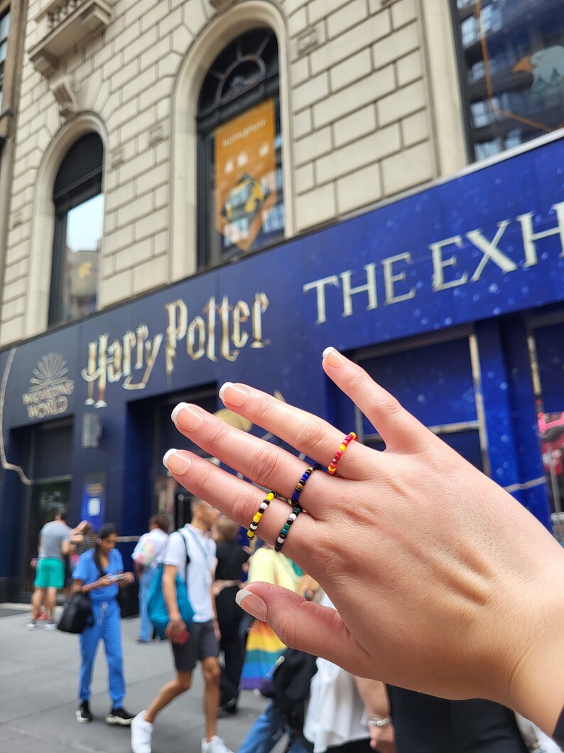 Harry Potter Hogwarts House Rings - Etsy