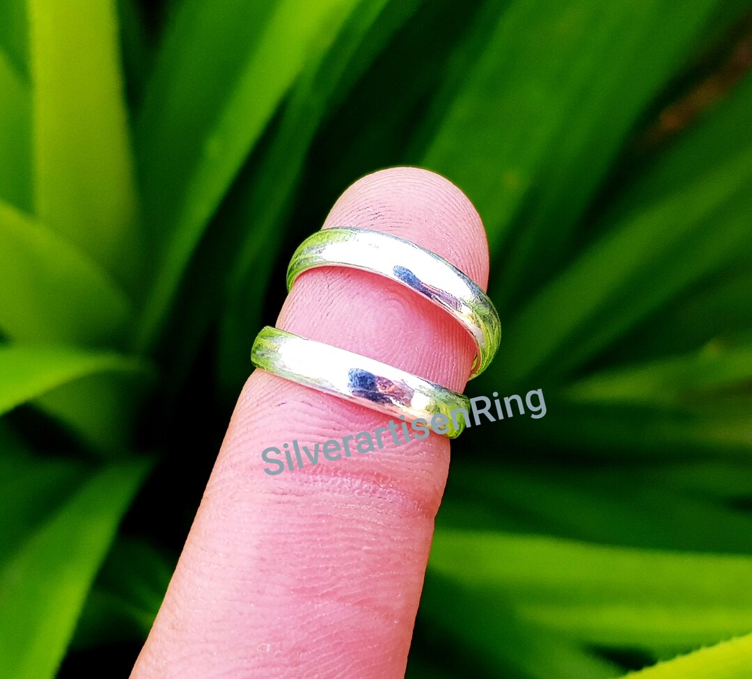 Swan Sterling Silver Splint Ring Adjustable for PIP or DIP Joint Swan ...