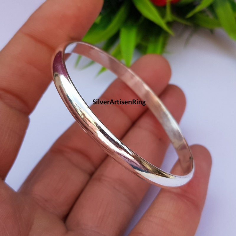 Sterling Silver Bangle - Etsy