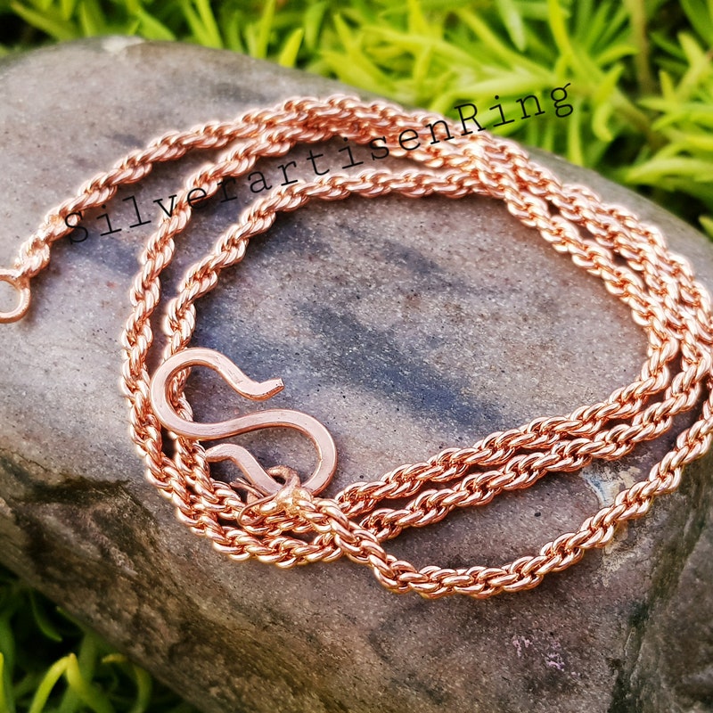 Copper Rope Chain - Etsy