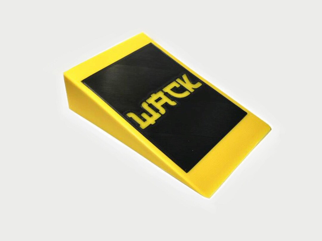 Fingerboard Kicker 3d Printed Obstacle Wack Boards Black and Yellow ...