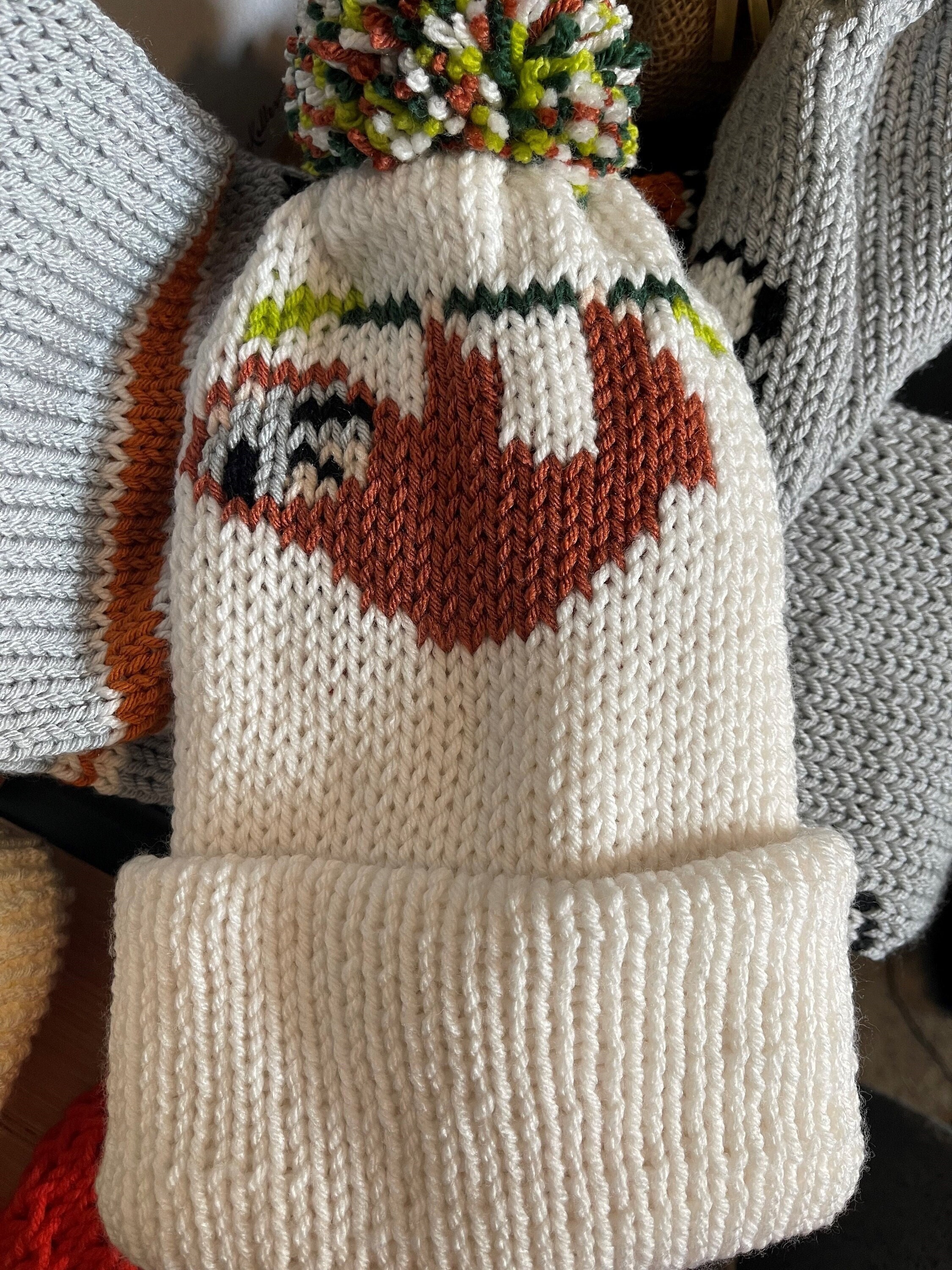 PDF DIGITAL PATTERN Sloth Hat Addi King Knitting Machine/ - Etsy