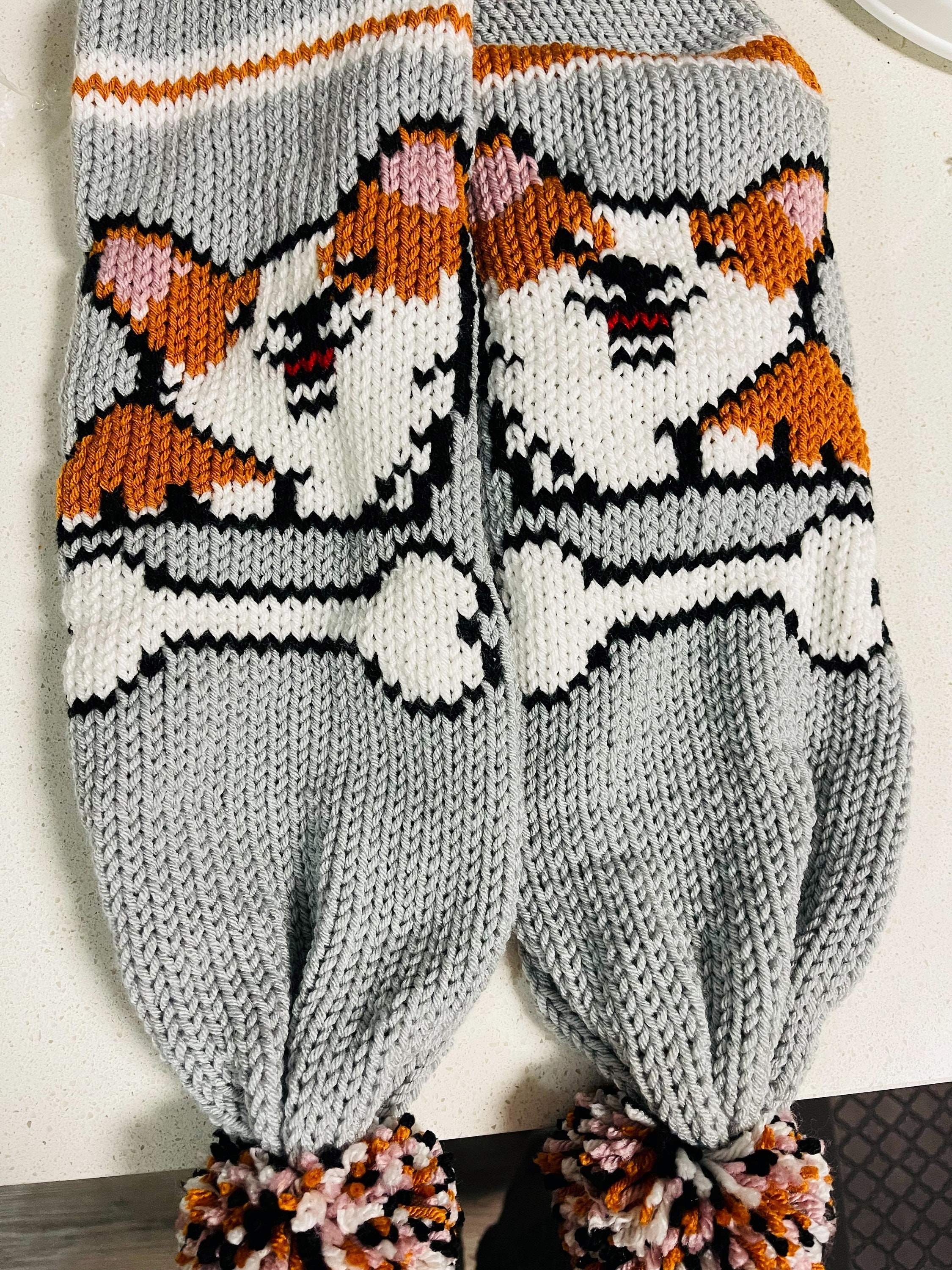 Intermediate Skill PATTERN Corgi Scarf/addi Circular Knitting - Etsy