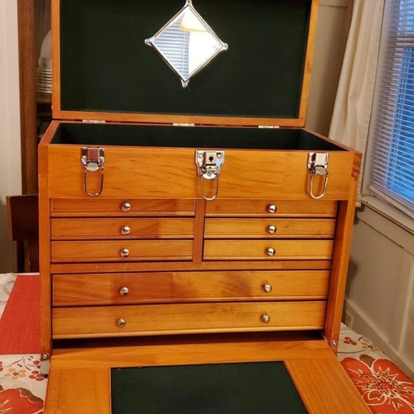 Wooden Tool Chest - Etsy