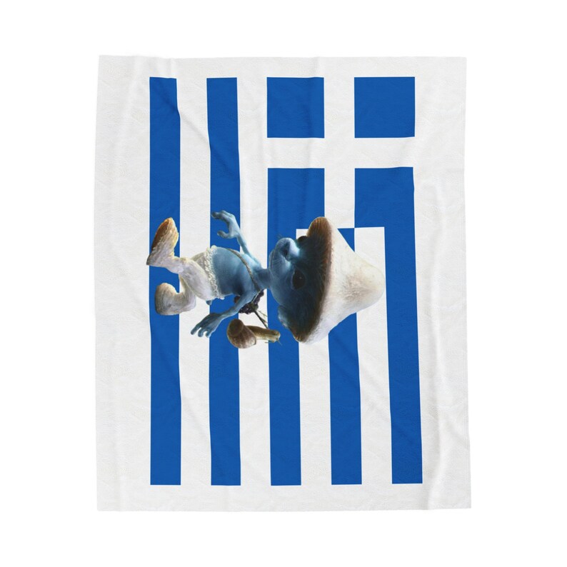 Smurf Cat Blue Greek Flag Cat Logo Tiktok Meme Smurf - Etsy