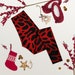 Red and Black Leopard Leggings, Leopard Print Workout Clothes, Animal ...