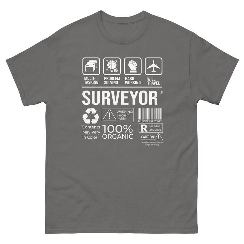 Surveyor Label Shirt | Land Surveying Shirt | Analyst Shirt | Measurer ...