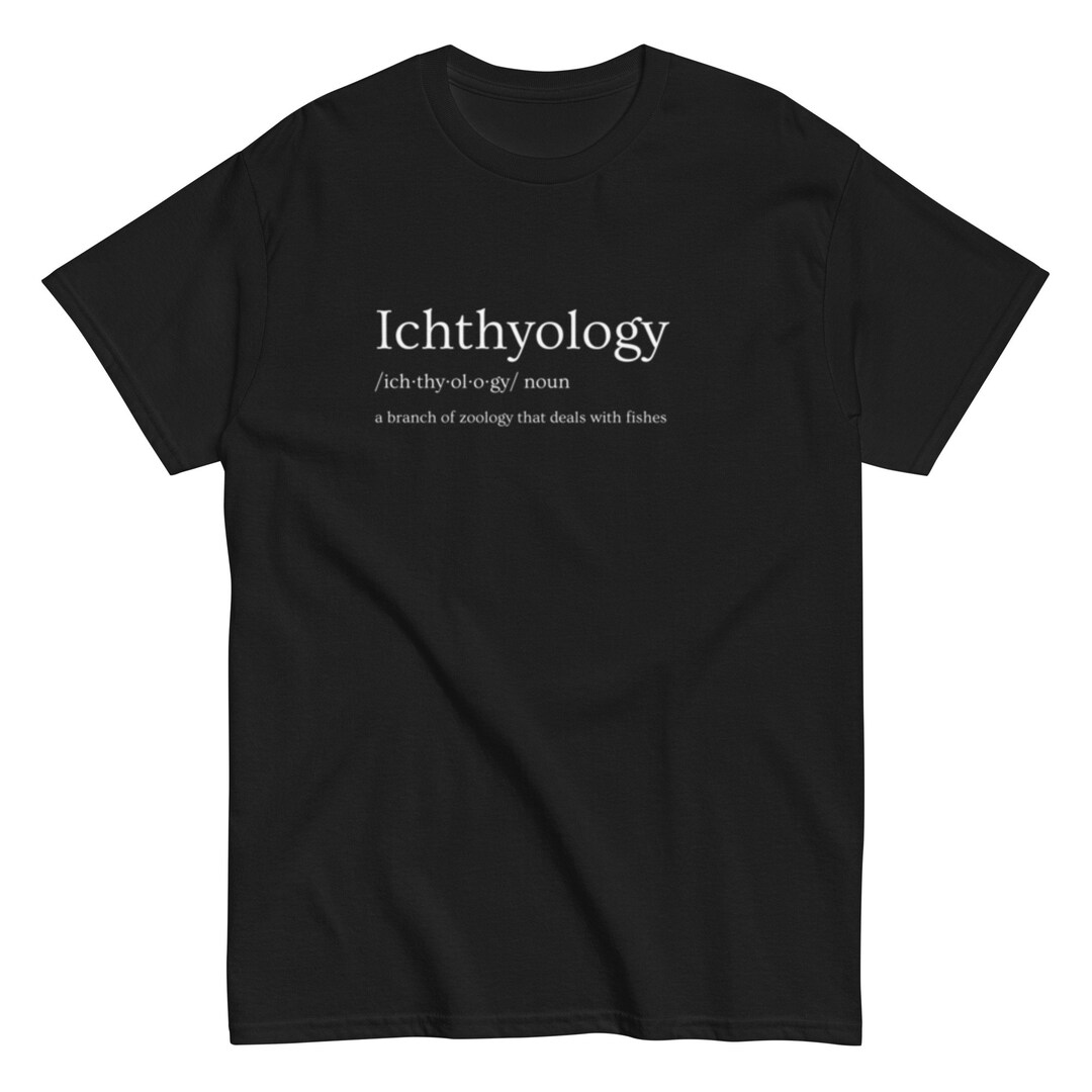 Ichthyology Definition Shirtmarine Biology Tshirt, Ichthyologist Gift ...