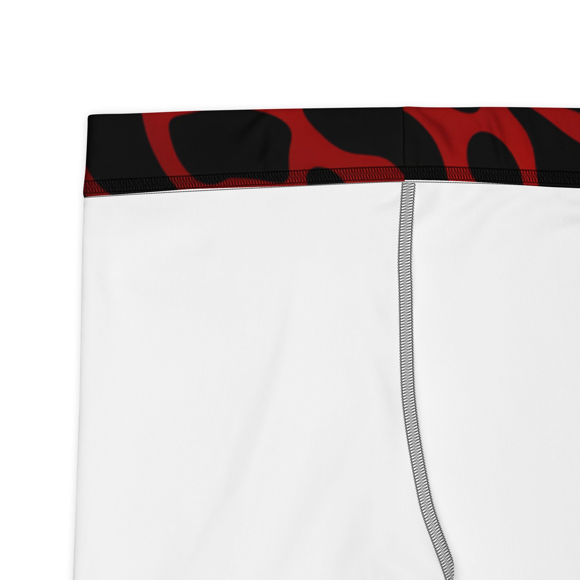 Red and Black Leopard Leggings, Leopard Print Workout Clothes, Animal ...