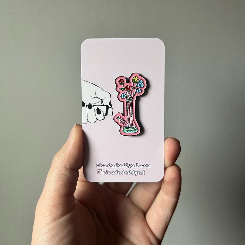 Weed Enamel Pin - Etsy