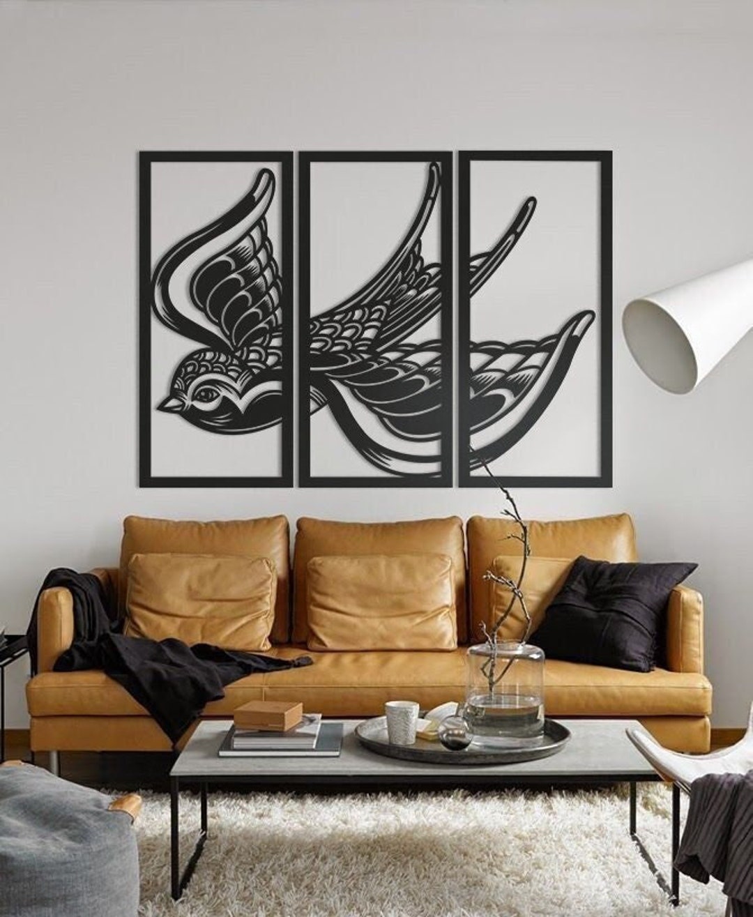 3 Panel Wall Art, Large Wall Art, Mandala Metal Wall Art, Framed Wall ...