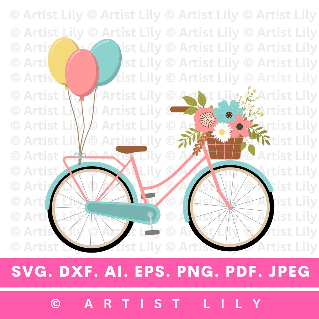 Flower in Cycle SVG, Flower SVG Cricut, Flower Svg, Monogram Svg, Cycle ...