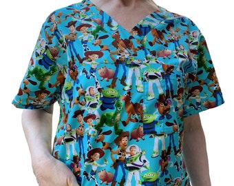 BLUEY SCRUB TOPS. 100% Cotton. for All Healthcare and Medical ...