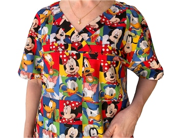 BLUEY SCRUB TOPS. 100% Cotton. for All Healthcare and Medical ...