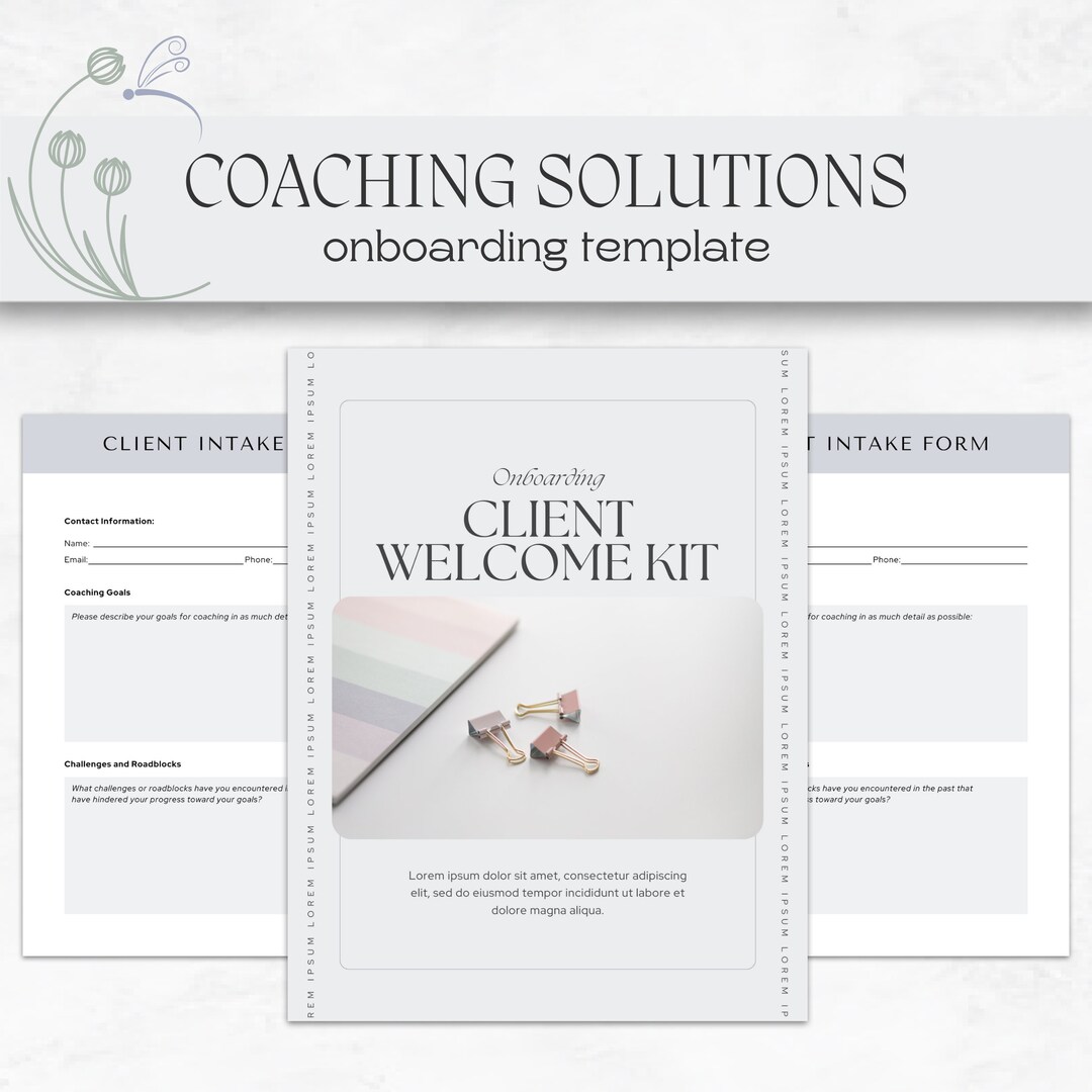 Client Welcome Kit Client Onboarding Coaching & Course - Etsy