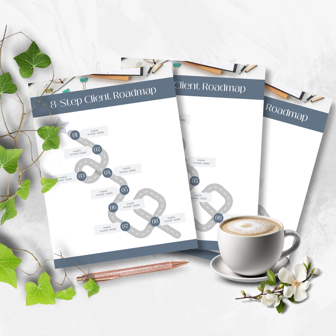 8-step Client Roadmap Coaching Roadmap Course Roadmap - Etsy Australia