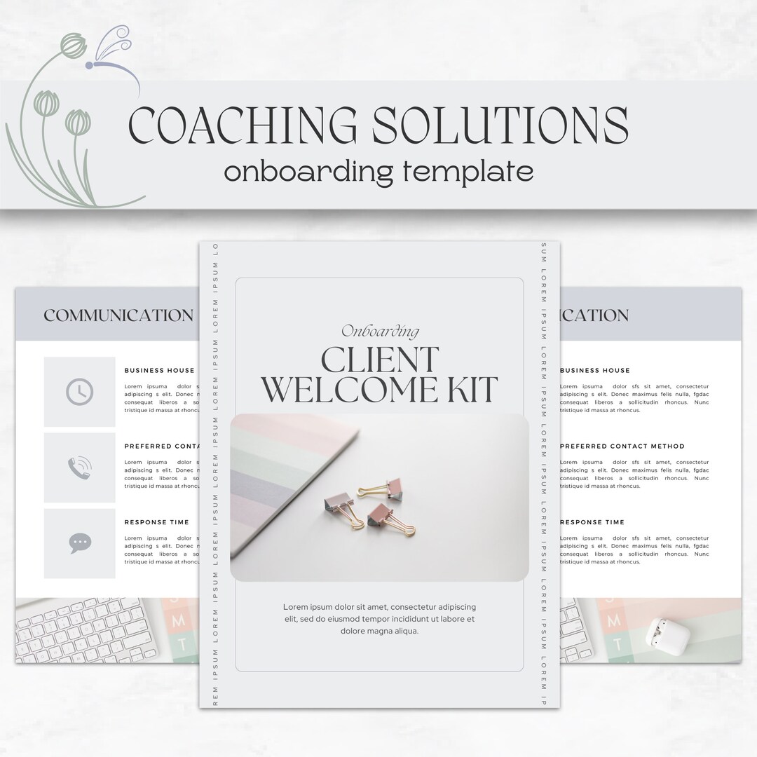 Client Welcome Kit Client Onboarding Coaching & Course - Etsy