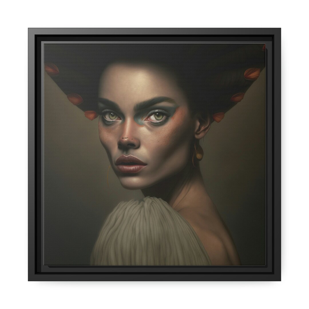 Lady Emma ( From the Cave's Enigma Series ) the Matte Canvas, Black ...