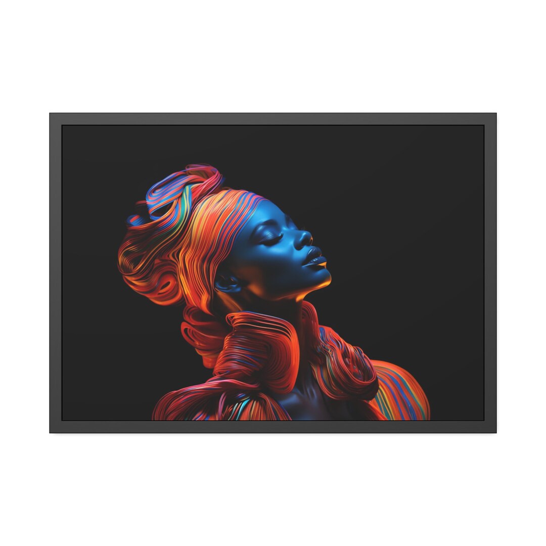 Colorful Whispers - Framed Paper Posters - Etsy