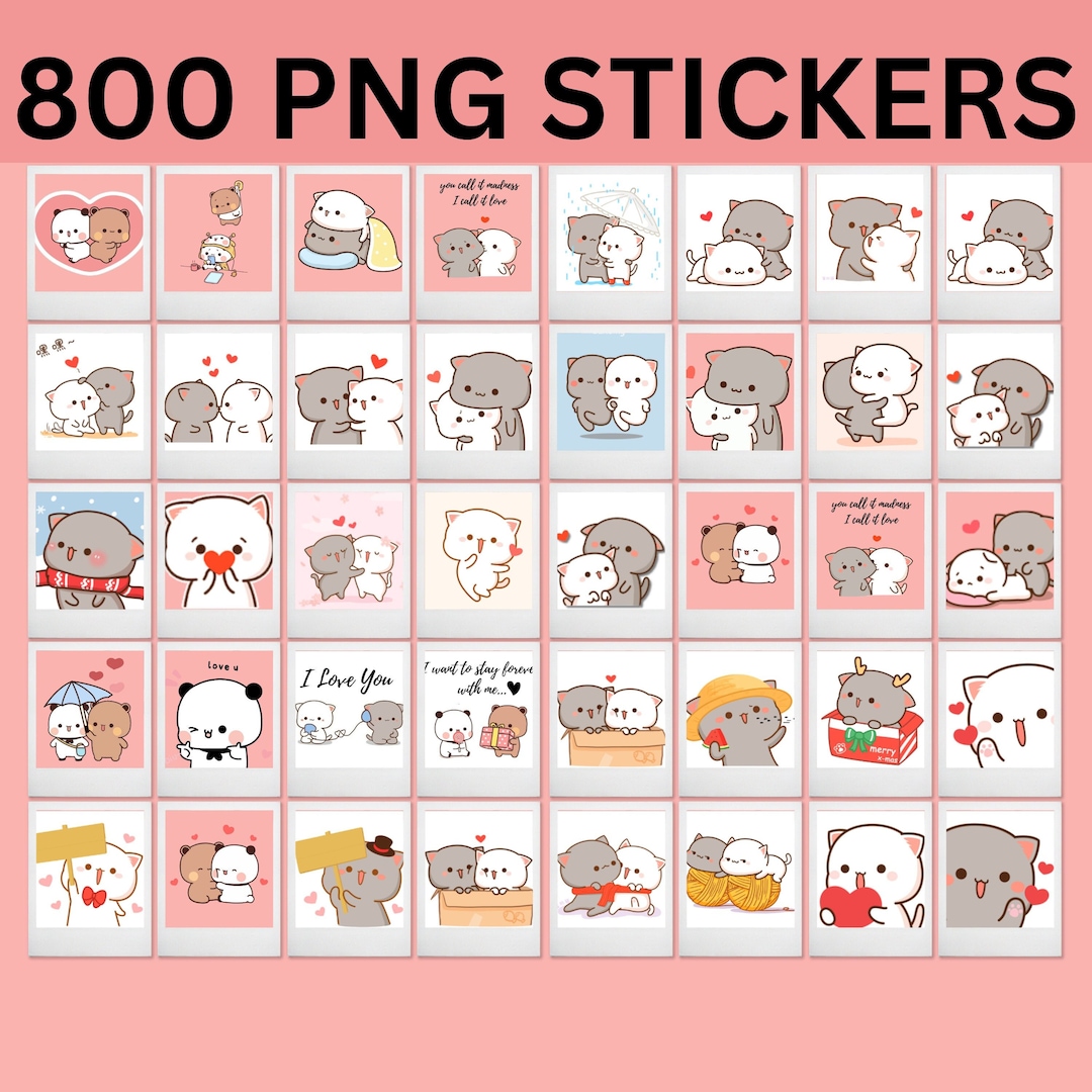 Bubu Dudu Stickers Bubu Dudu Svg Bubu Dudu Png Peach - Etsy UK