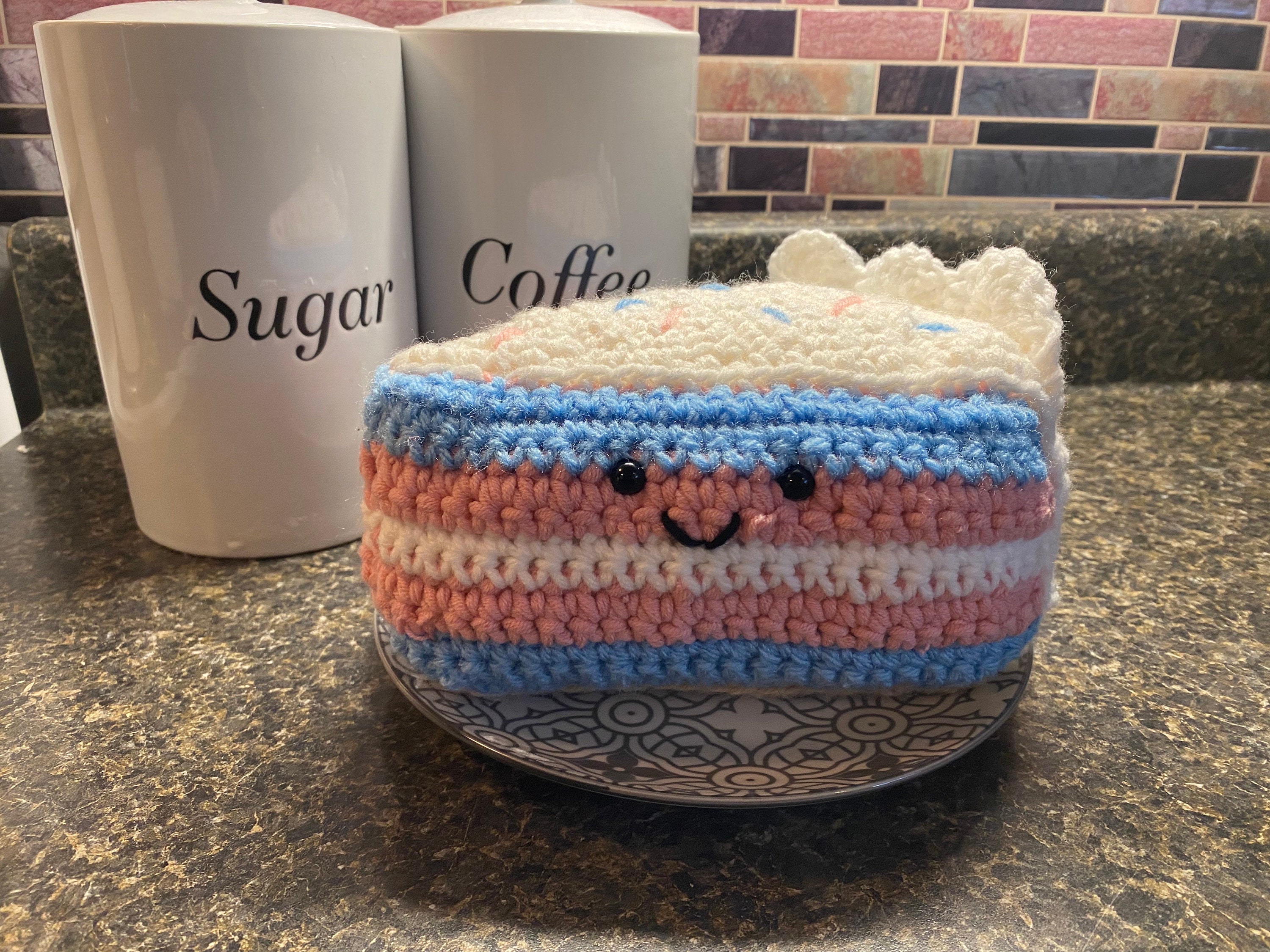 Little Gay Cake Transgender Flag Cake Plushie - Etsy