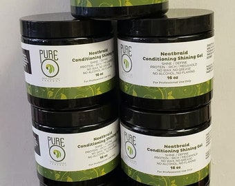 Pure O Natural Neatbraid Conditioning Shining Gel 16 OZ - Etsy