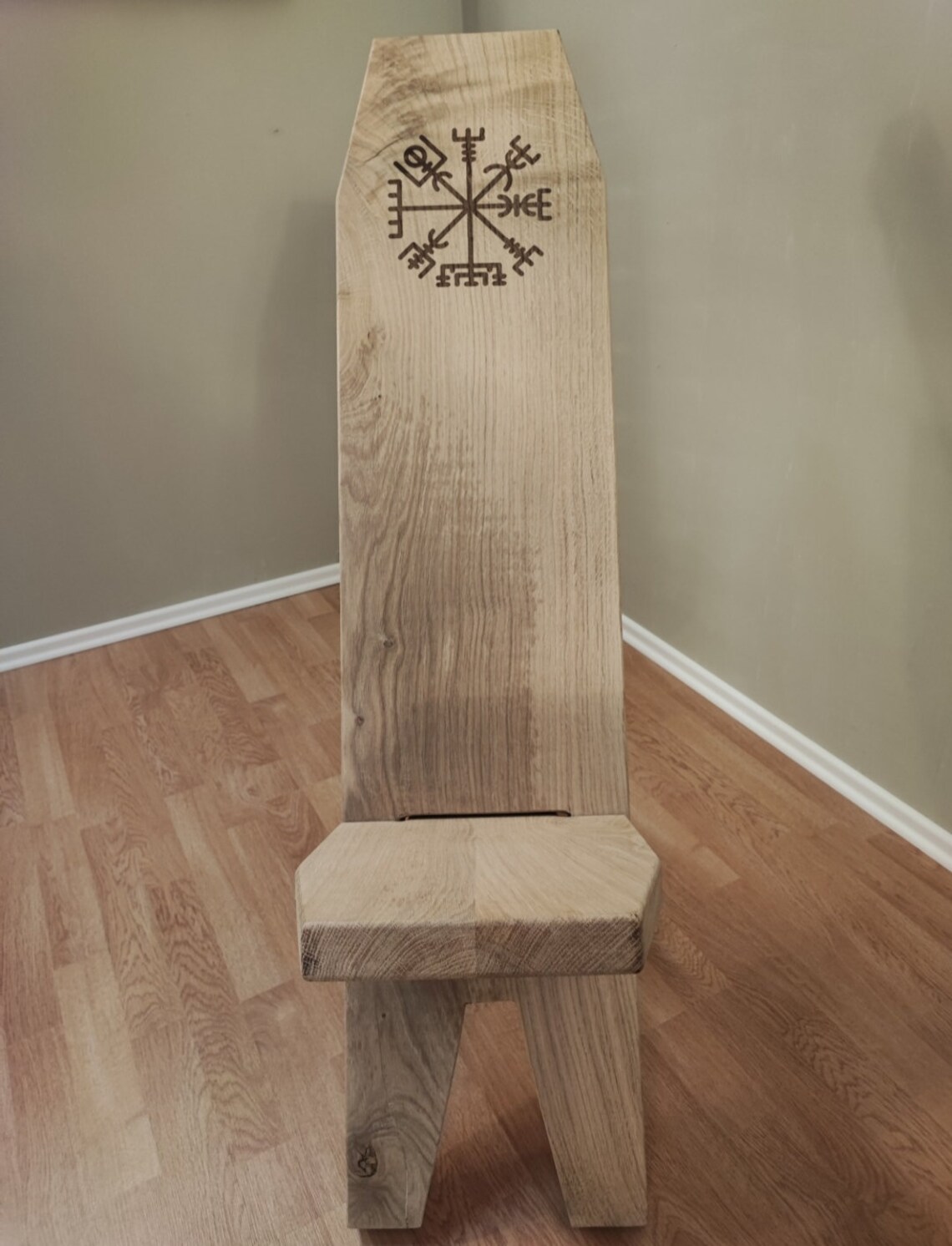 Viking Chair for Camping Garden Campfire Rustic Middle Ages Made of ...