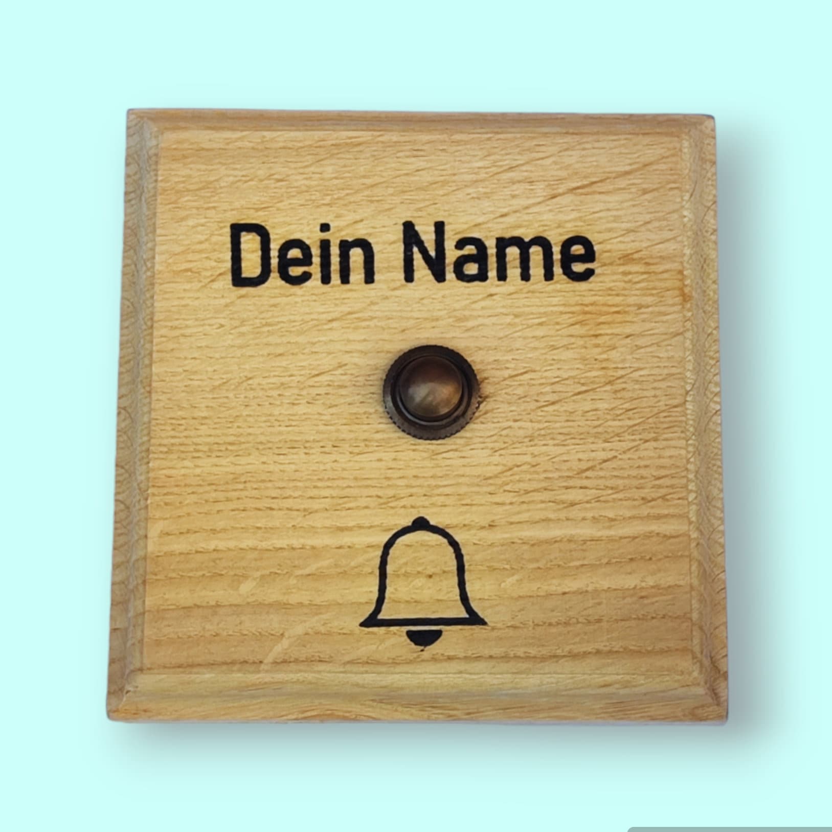 Simple Doorbell Made of Oak - Etsy