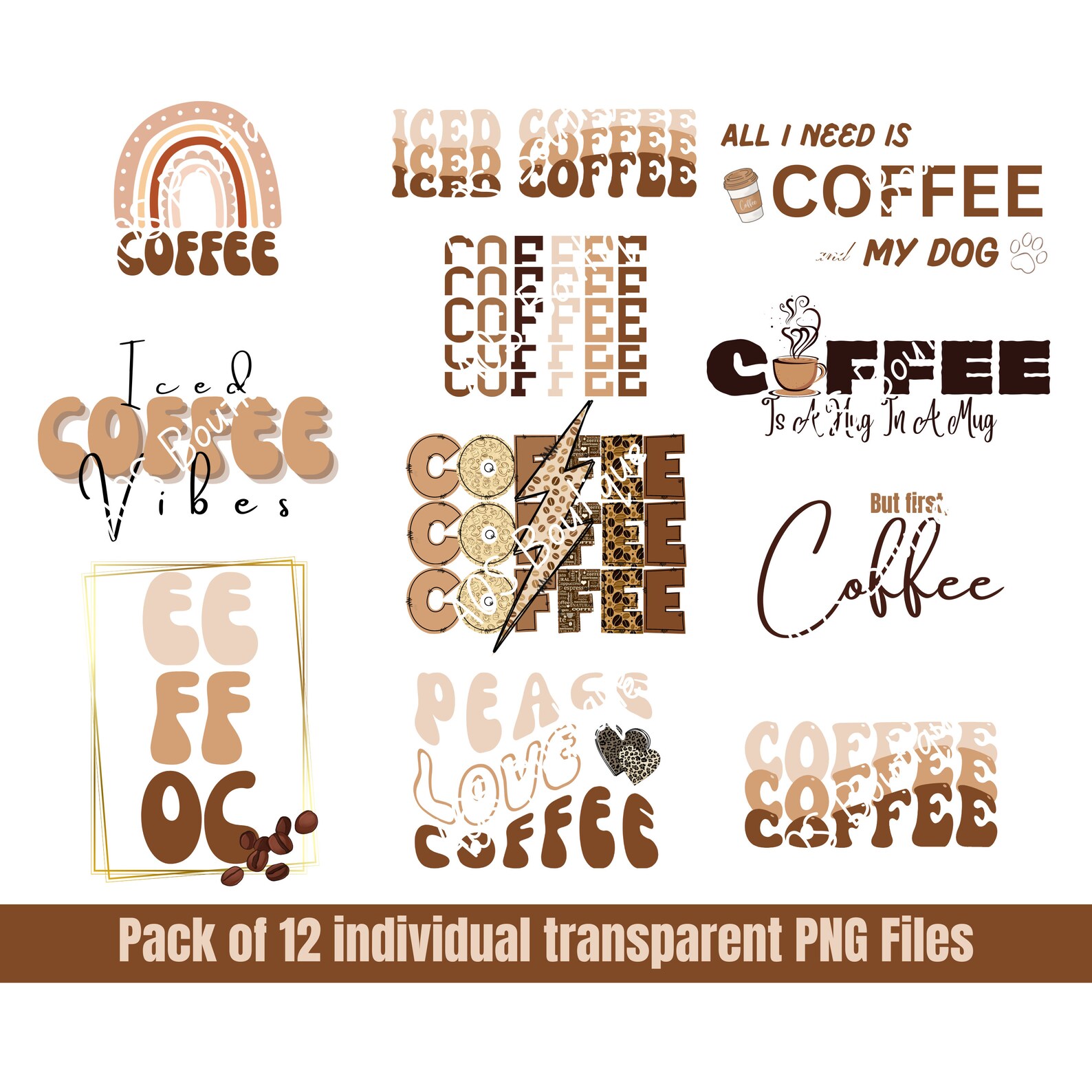Retro Coffee SVG Clipart Bundle Coffee PNG Bundle Funny - Etsy