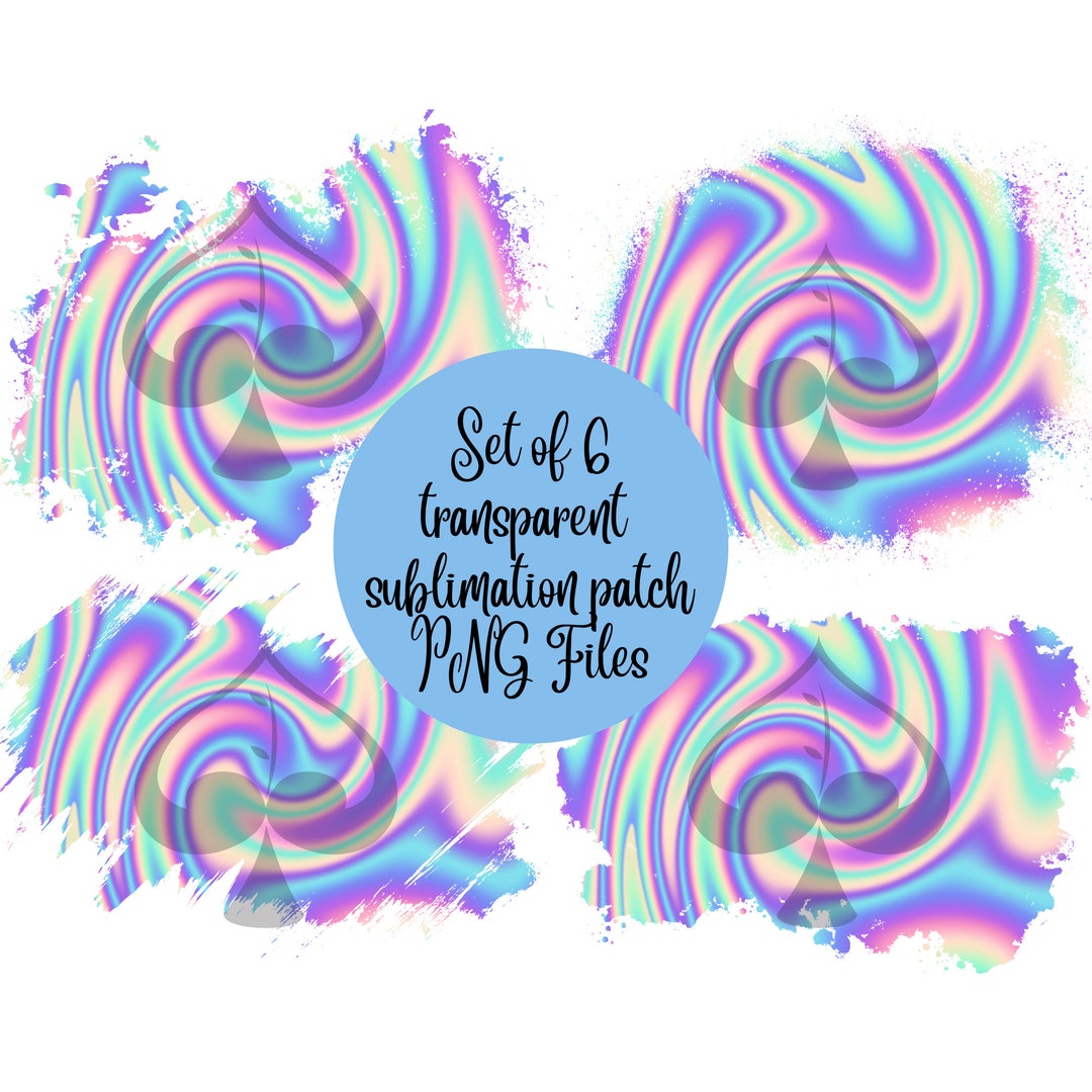 Holographic Sublimation Patch Bleaching Patches Patch - Etsy