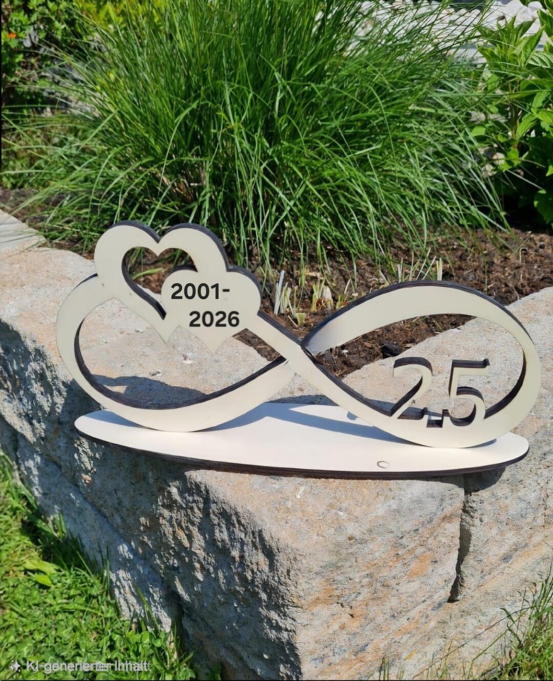 Infinity Symbol for a Silver Wedding Anniversary (2001-2026). Wedding ...