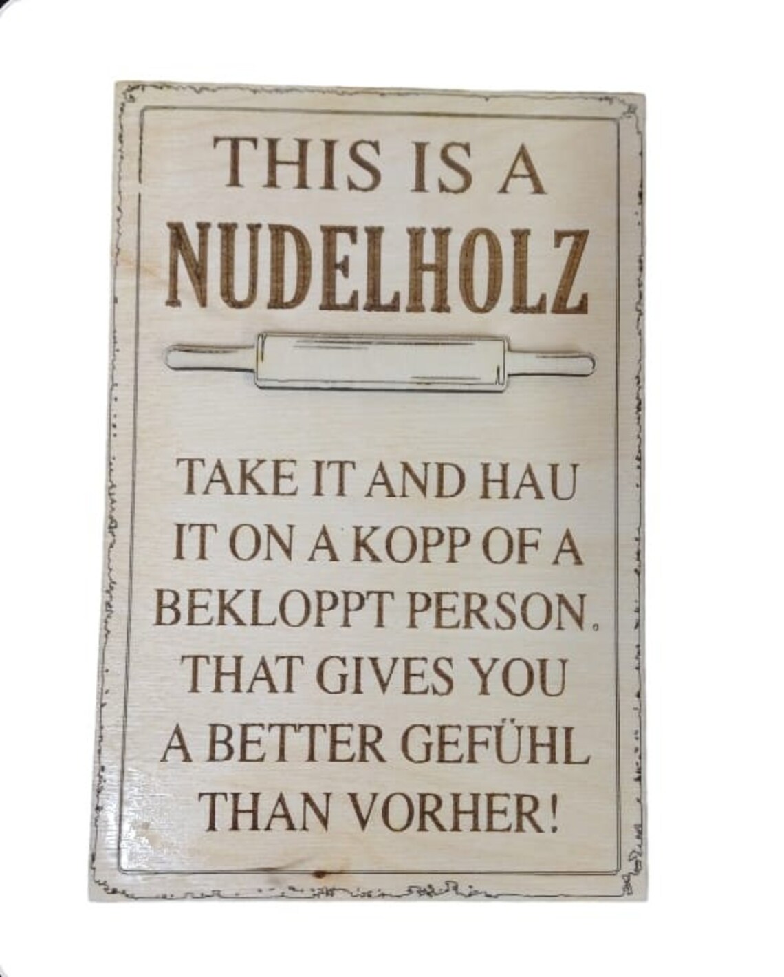 Nudelholz, Spruch, Zitat, Schild, Laser, Lasercut - Etsy.de